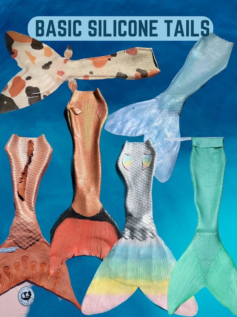 Basic Silicone Mermaid Tail Custom - made to order – Haley Mermaid LLC
