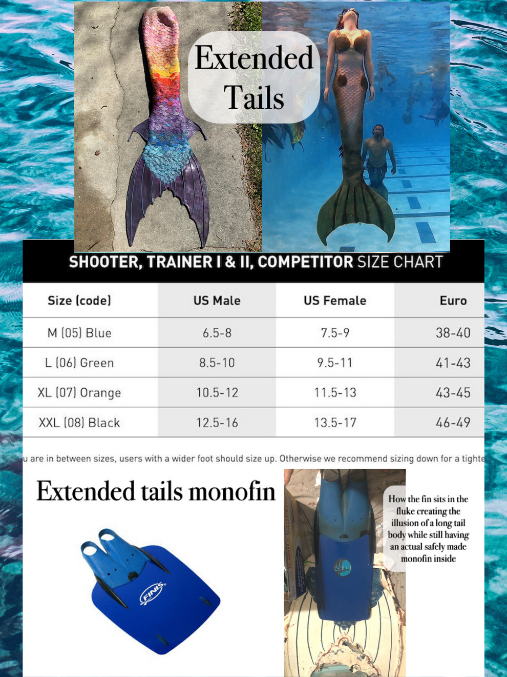 Custom Extended Silicone Mermaid Tail - made to order – Haley Mermaid LLC