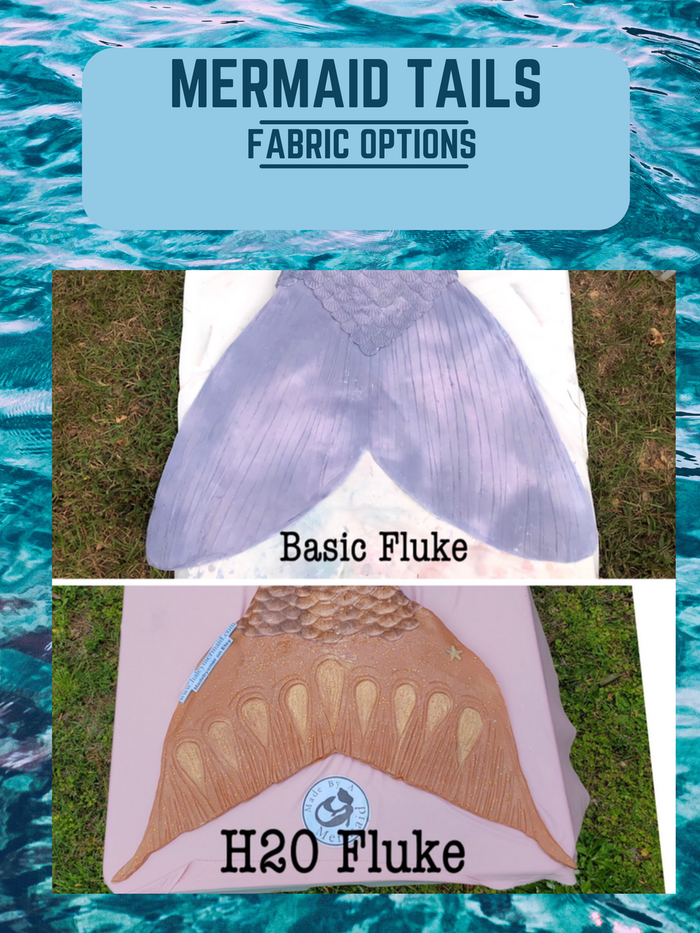 Custom Tail Design for Finfun Tail – Haley Mermaid LLC
