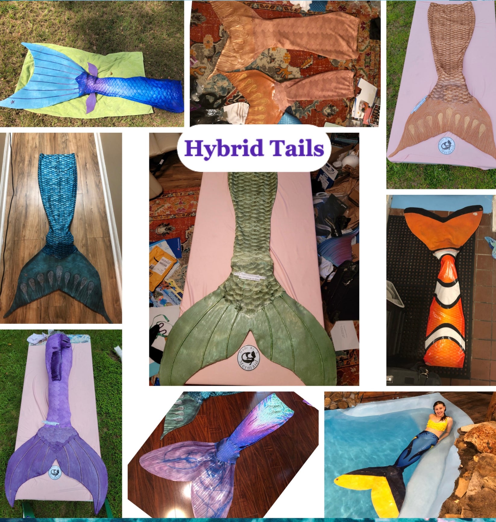 Hybrid Mermaid Tail Custom Made – Haley Mermaid LLC